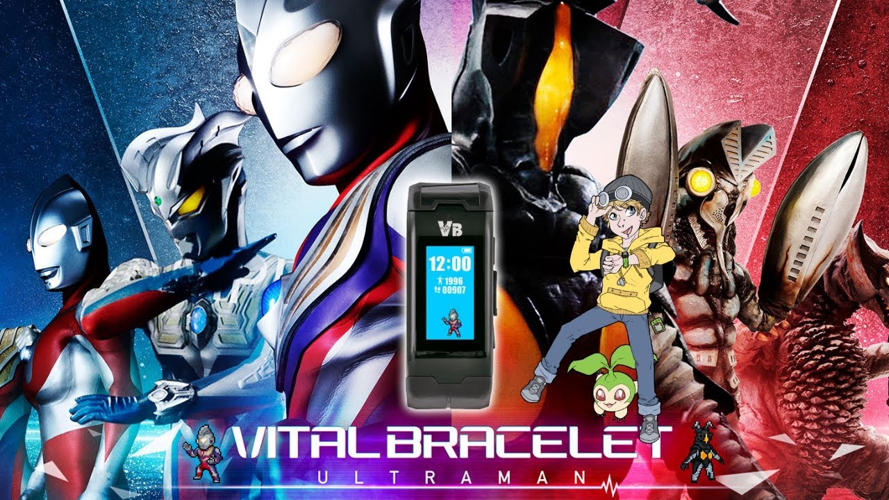 Vital Bracelet Characters Ultraman 55th Edition Unboxing and Gameplay ...