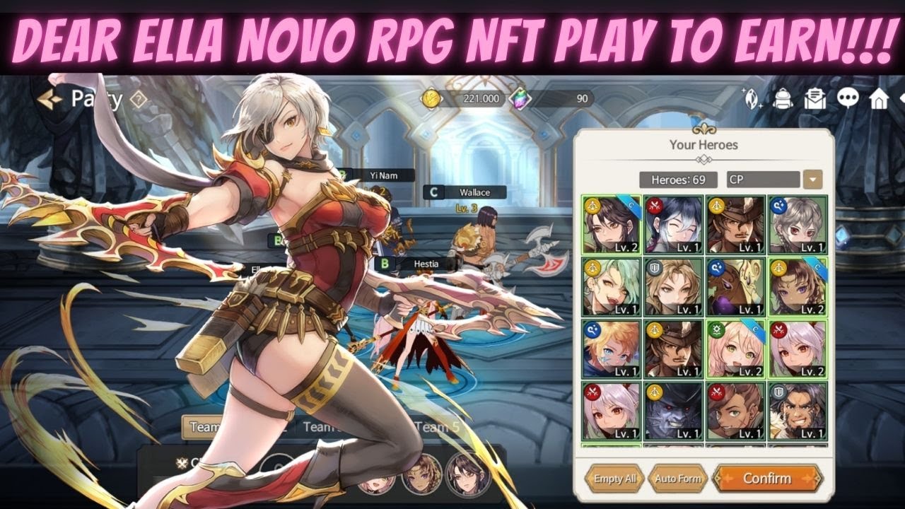 ⭐GAMEPLAY DEAR ELLA NOVO RPG NFT PLAY TO EARN GRATUITO DISPONÍVEL NA GOOGLE PLAY!!!⭐ - YouTube