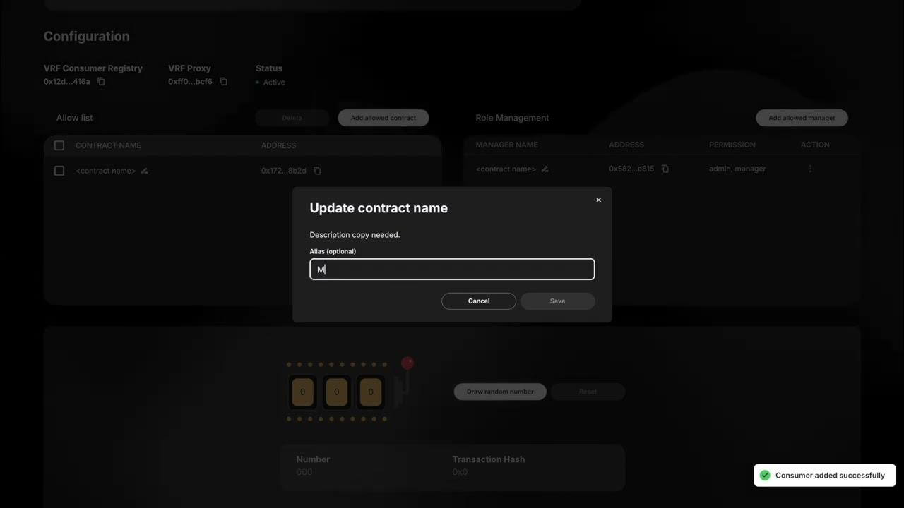 How to Use Verifiable Random Function (VRF) Testing Module on AvaCloud ...