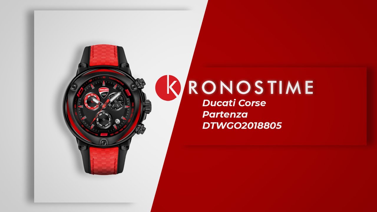 Ducati Corse Partenza DTWGO2018805 обзор часов - KronosTime.RU - YouTube