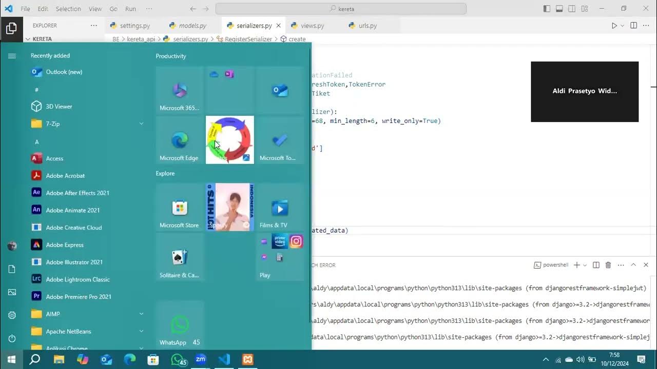 REACT+DJANGO+MYSQL - YouTube