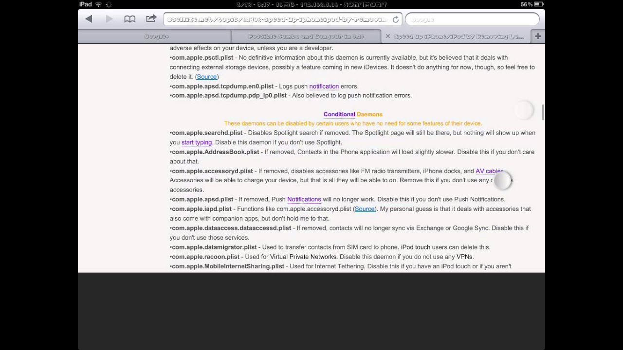 How to upgrade your ram on iPad,iPod and iPhone - YouTube