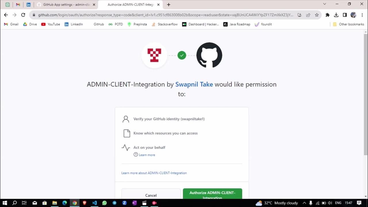 API Integration with Spring Boot | Security | OAuth2 Demonstration | login with GitHub ...