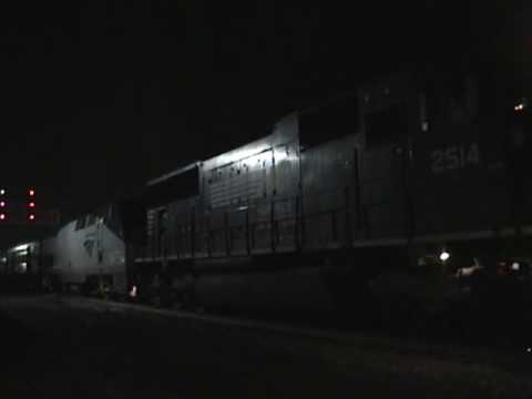 Amtrak 79 with NS SD70 #2514 at Salisbury. - YouTube