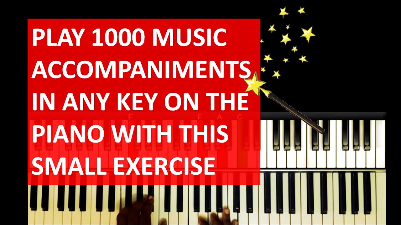 #3 PIANO ACCOMPANIMENT IN ALL 12 KEYS | PLAY 1 4 5 in ANY KEY | HOW TO ...