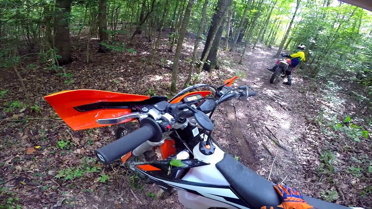KTM 300 2 Stroke Quick Trail Ride - YouTube