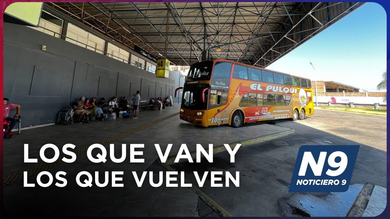 LOS QUE VAN Y LOS QUE VUELVEN - NOTICIERO 9 - YouTube