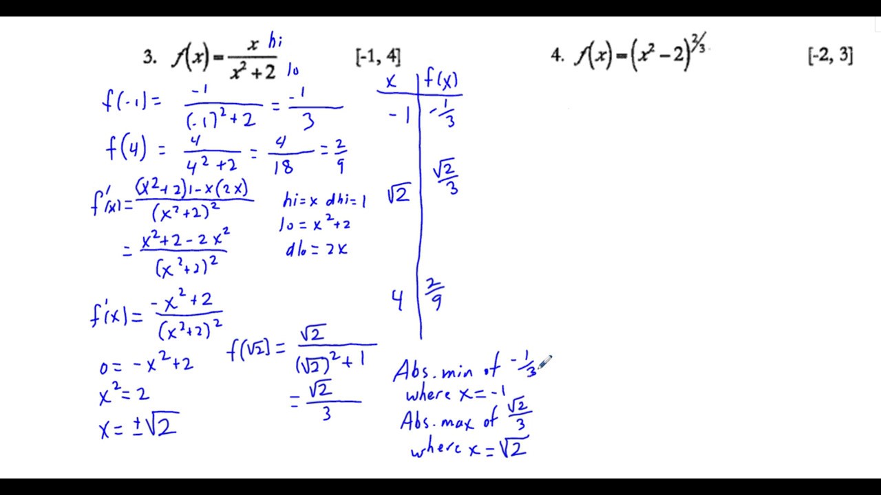AB Calculus Extreme Value Theorem Homework Help YouTube ab-calculus-extreme-value-theorem-homework-help-youtube