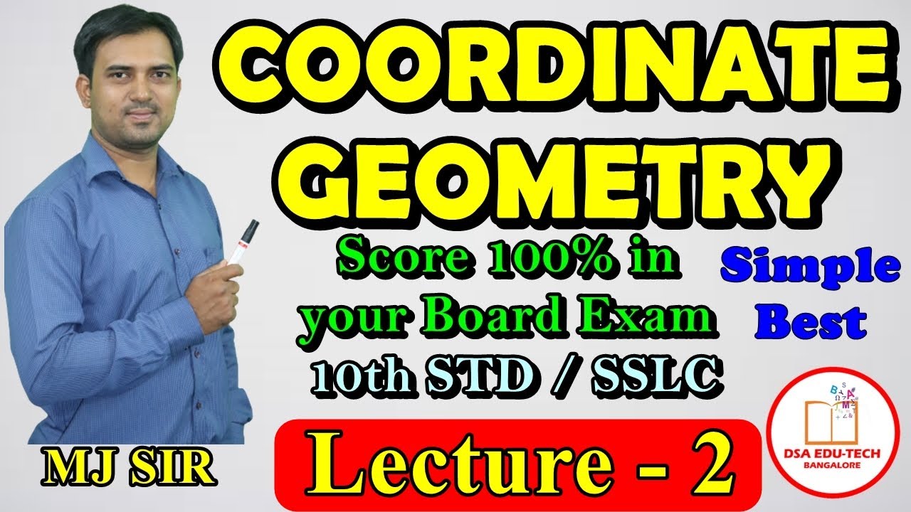 SECTION FORMULA | COORDINATE GEOMETRY Class 10 | MATHS | MJ Sir | SSLC ...