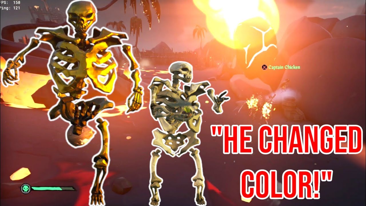 Sot player thinks I have color changing cheats - YouTube