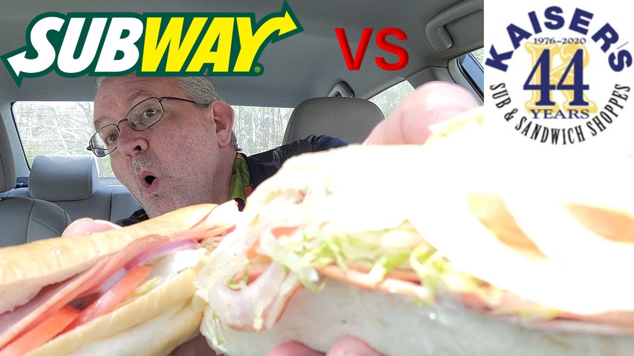 Subway VS Kaiser's Sub & Sandwich - Who Has The Best Cold Cut Sub? It ...