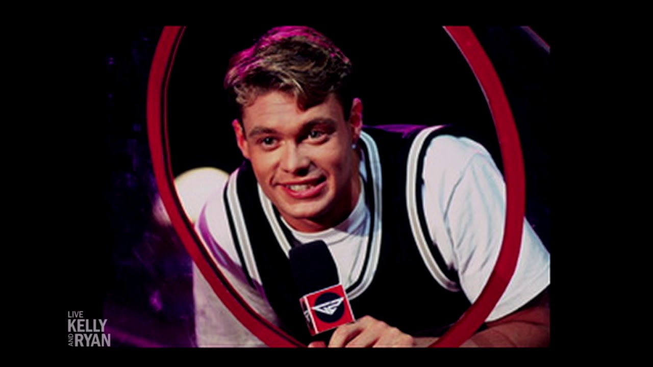 Ryan Seacrest's First TV Job On "American Gladiators" - YouTube