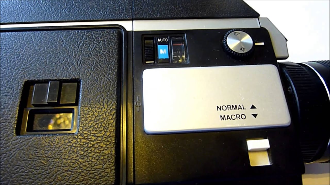 Minolta XL 400 Super 8 mm movie video camera - YouTube