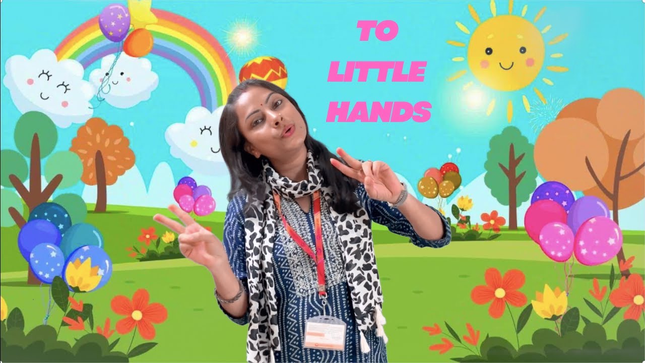 Two Little Hands | Rhyme for kids | Bachpan Liluah - YouTube