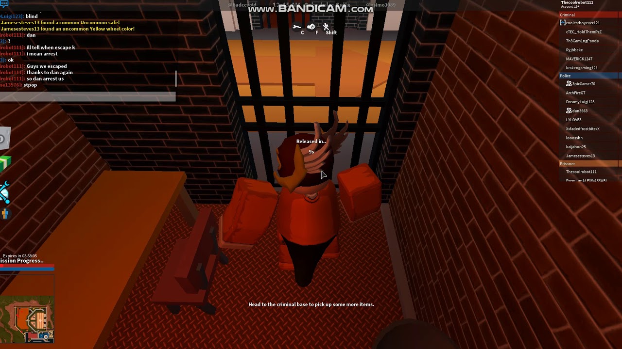 (GLICH JAILBREAK)GET TASER AND HANDCUFF AS A PRISONER) - YouTube
