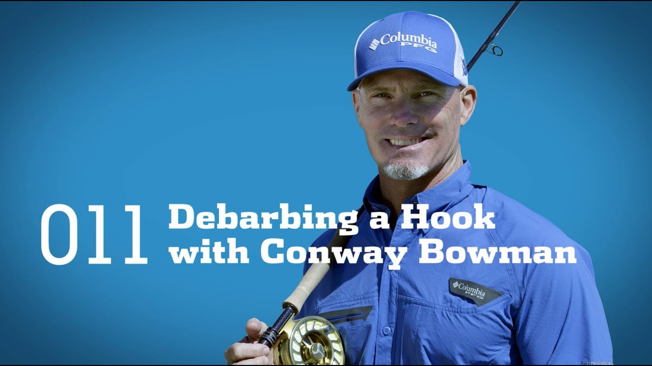 Tips And Tricks: How To Debarb A Hook With Conway Bowman - YouTube
