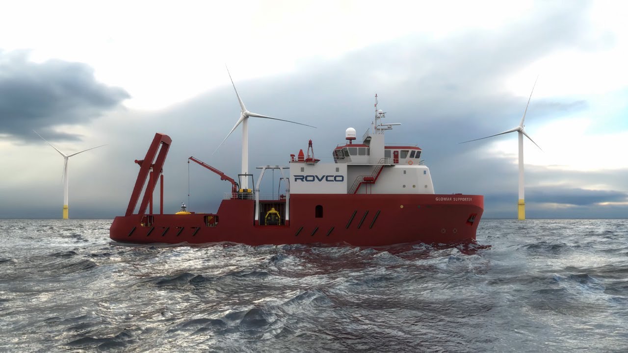 Rovco Site Characterisation Multipurpose DP2 Survey Vessel - YouTube