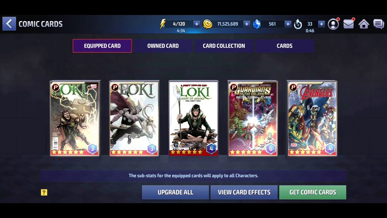 Card Stats [13/11/17] - Marvel Future Fight - YouTube