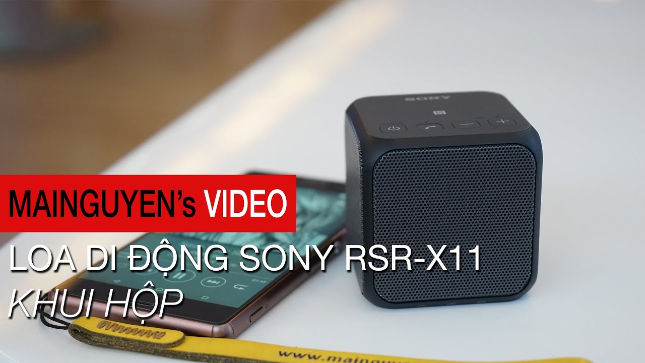 Trên tay loa di động Sony Bluetooth Wireless SRS-X11 - www.mainguyen.vn ...