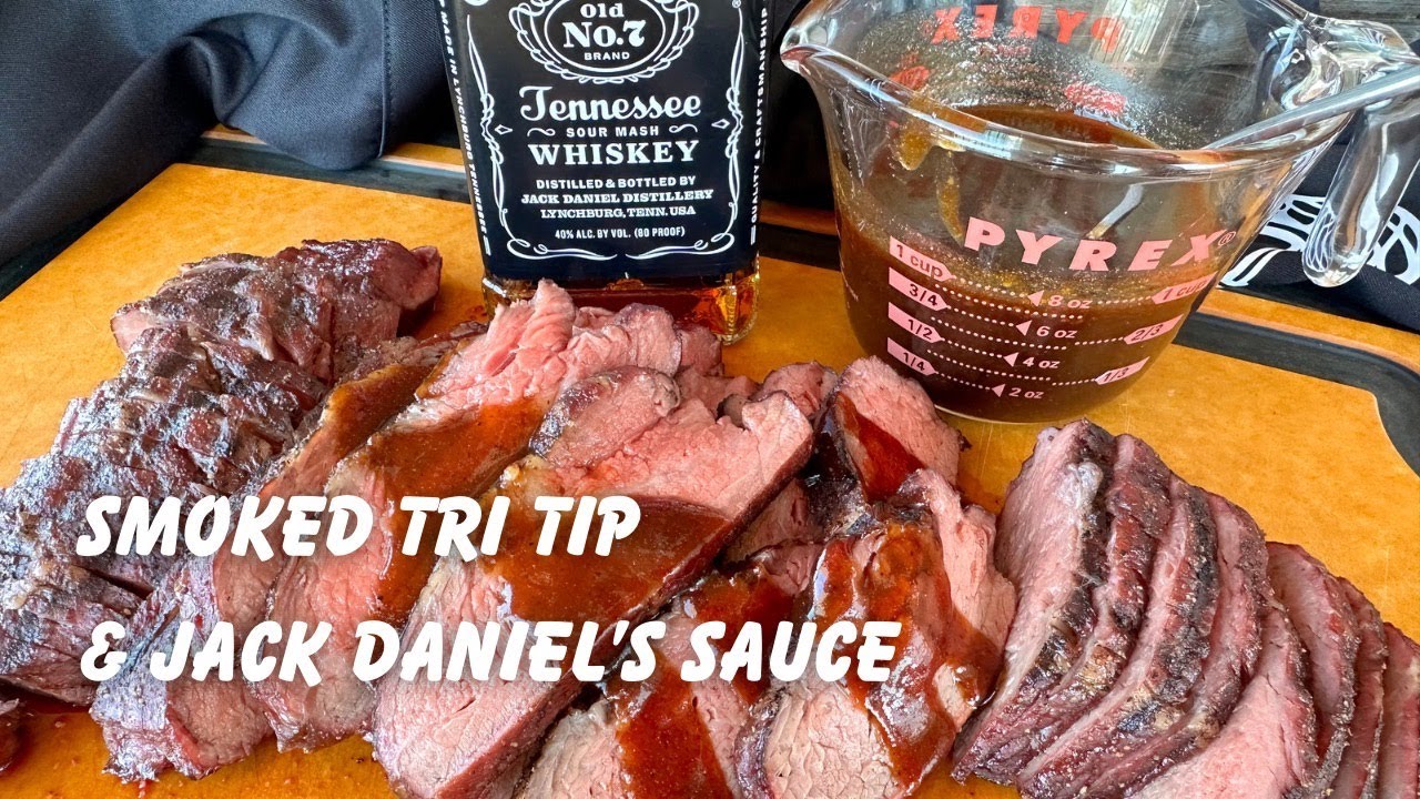 Traeger Smoked Tri-Tip with Jack Daniel's Sauce Recipe | Easy Smoker ...