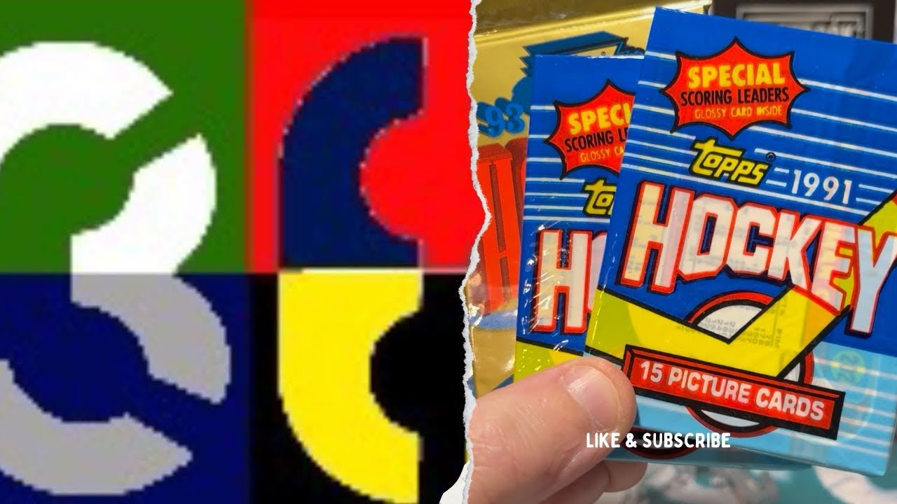 Let’s open Four Packs of Topps Hockey Cards! 1991 Topps and 93 Premium ...