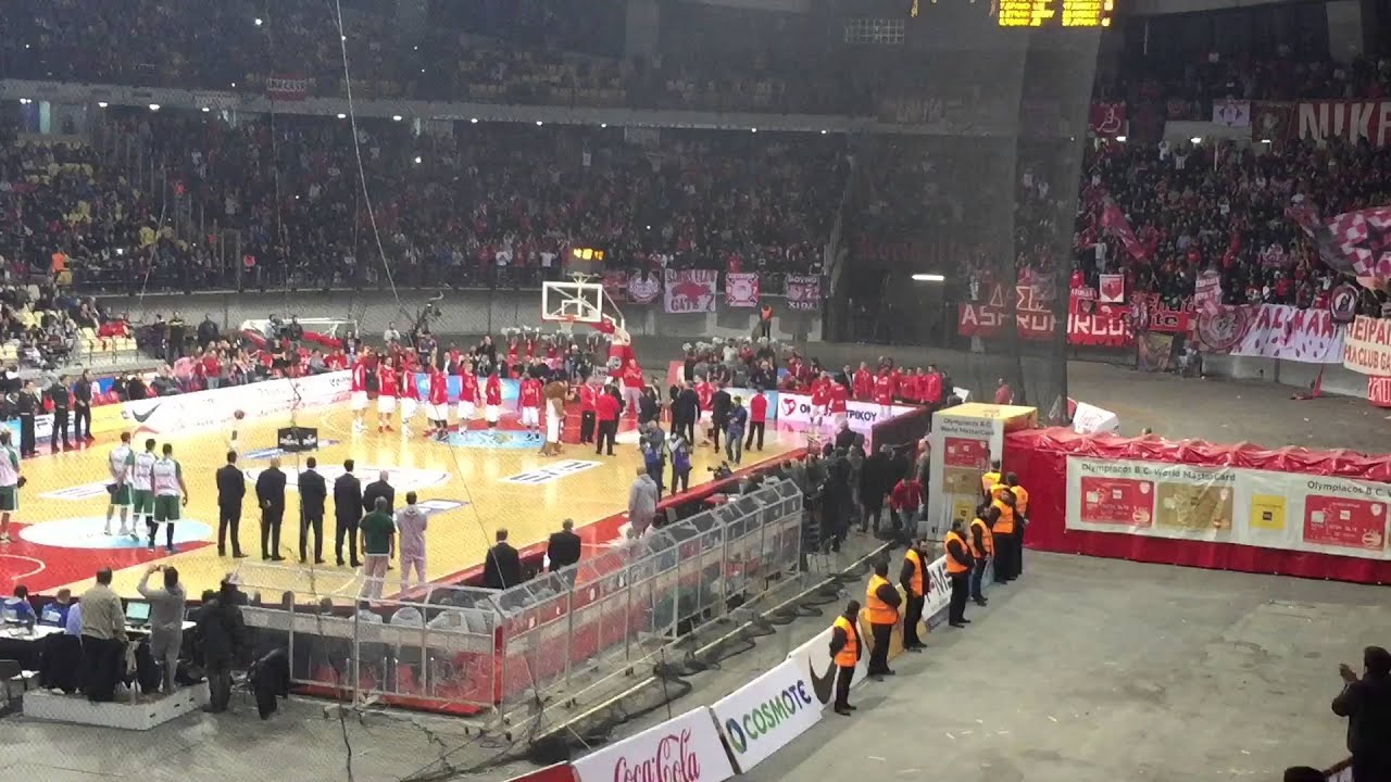 ΟΣΦΠ 80-66 ΠΑΟ - Η ατμόσφαιρα στο ΣΕΦ 25/1/2016 - YouTube