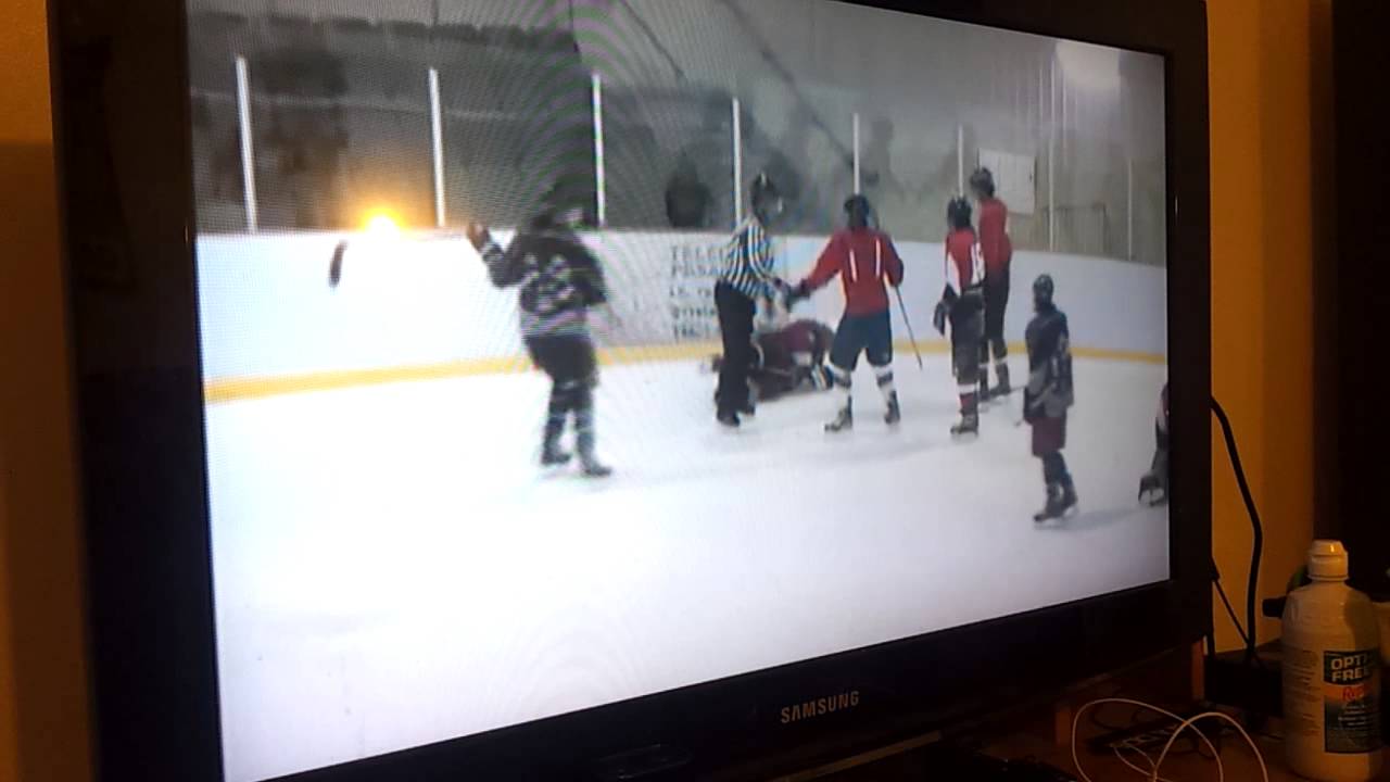 Huge hit make by the reff - YouTube