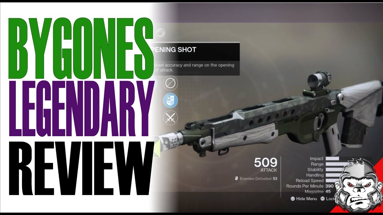 LEGENDARY WEAPON REVIEW: BYGONES | DESTINY 2 FORSAKEN - YouTube