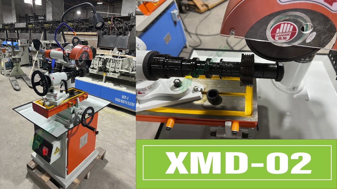 XMD-02 Flat Blade Shaping Blade Sharpening Machine - YouTube