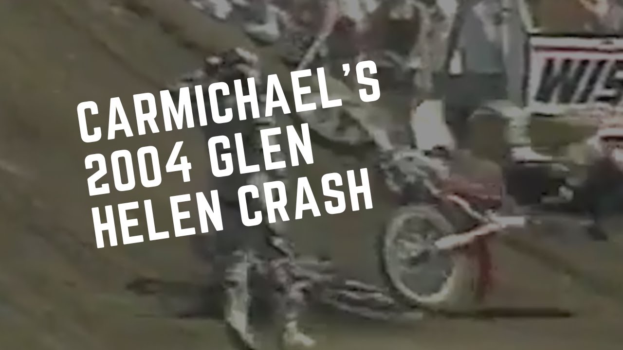 Ricky Carmichael's 2004 Glen Helen Practice Crash - YouTube