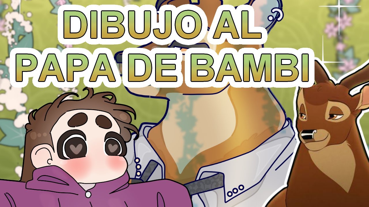 DIBUJO AL PAPA DE BAMBI ││ │ hablemos de las secuelas de disney - YouTube