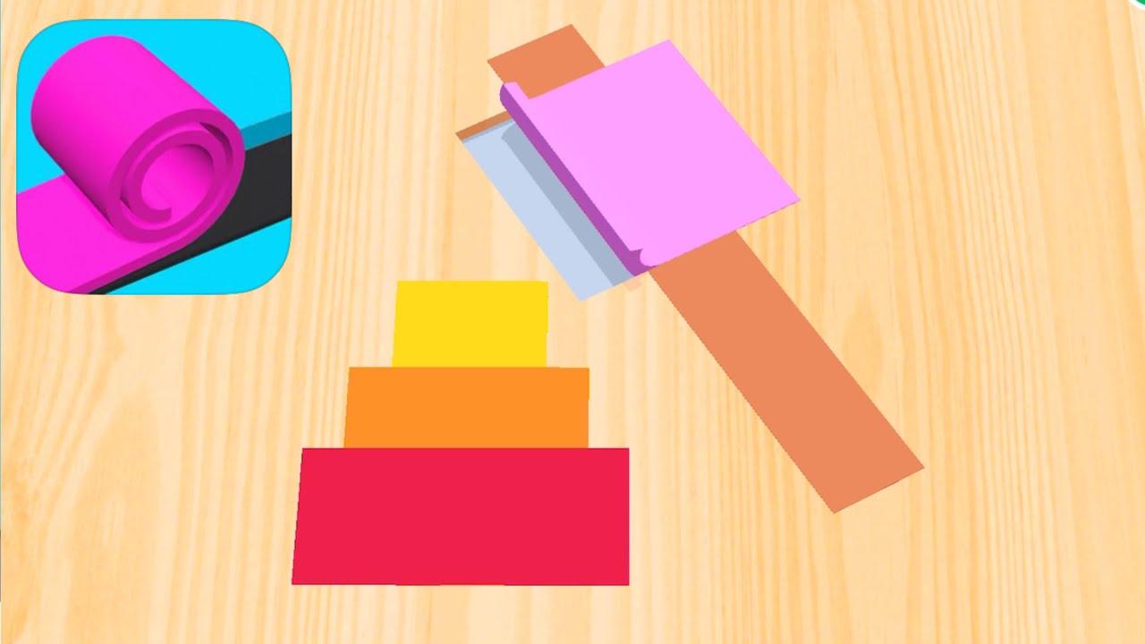 Color Roll 3D - All Levels Gameplay Android, iOS - YouTube