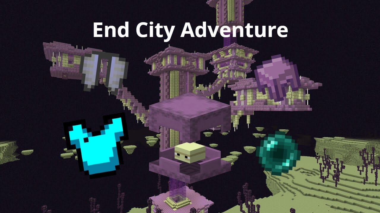 Ultimate End City Adventure! (Elytra, Shulkers, End city!) - YouTube