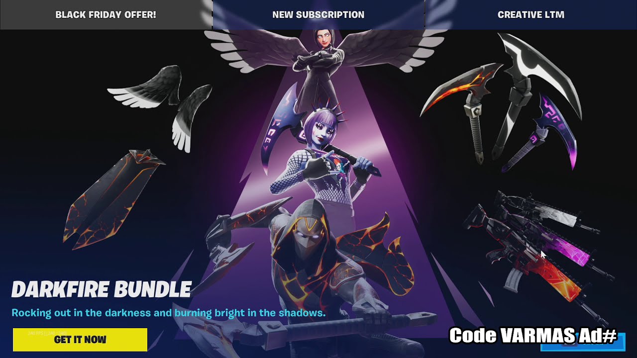 Black Friday Offer DARK FIRE BUNDLE in Fortnite Soon - YouTube