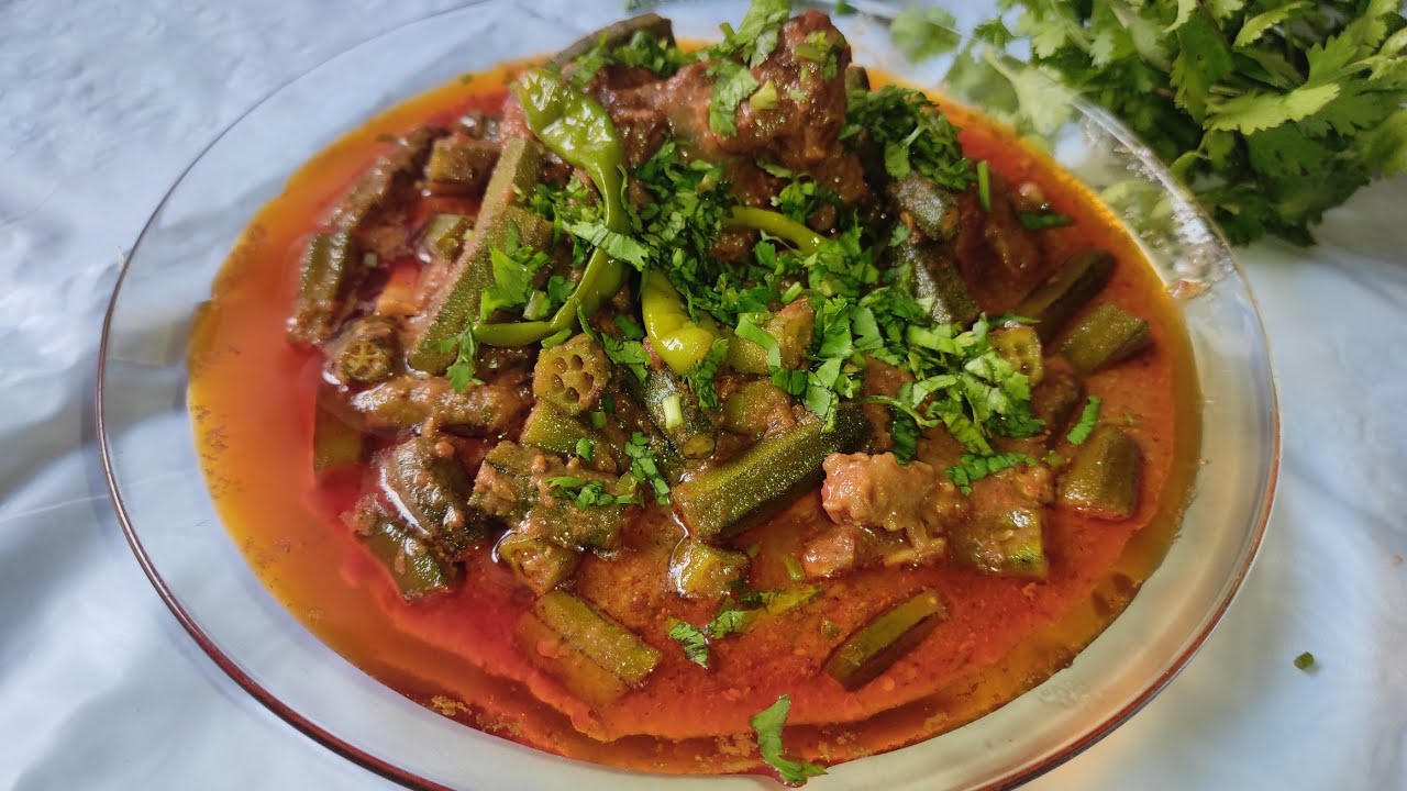 Asan Gosht Bindi | Tasty Bindi Recipe By Aliha's food dairy - YouTube