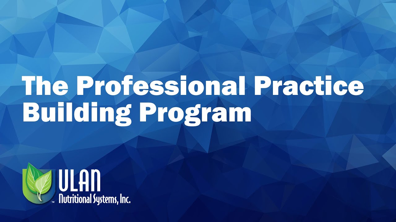 Professional Practice Building Program - YouTube