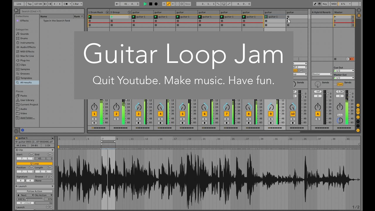 Guitar Loop Jam - YouTube