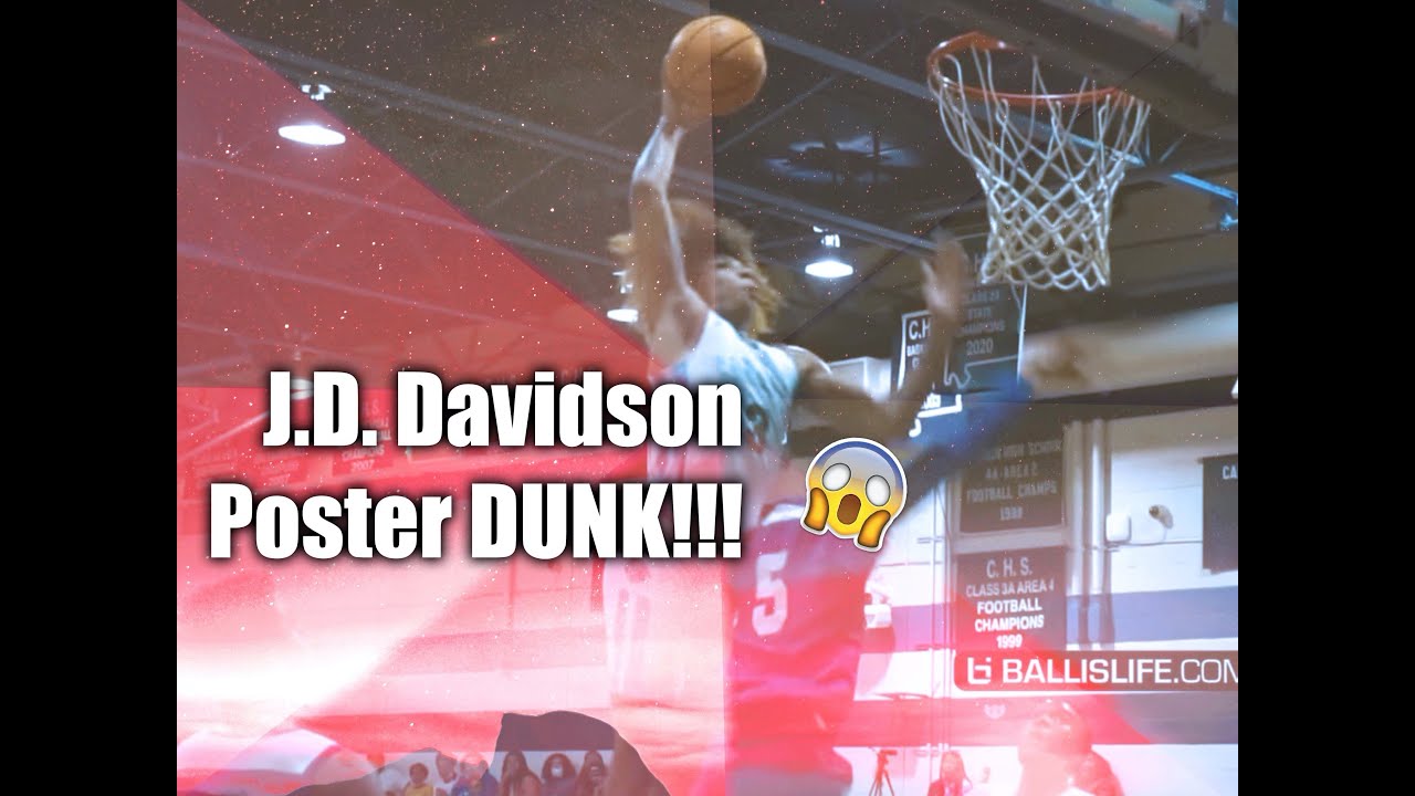 J.D. Davidson BAPTIZES Defender.. High School Basketball - YouTube