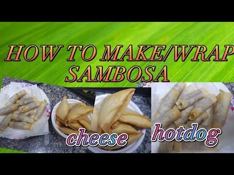 HOW TO MAKE AND WRAP SAMBOSA/PAANO GUMAWA NG SAMBOSA#arabicfood # ...