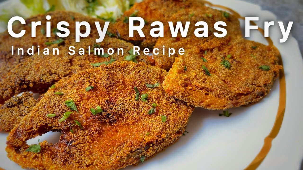 Crispy Rawas Fry | Easy Indian Salmon Recipe!!! - YouTube