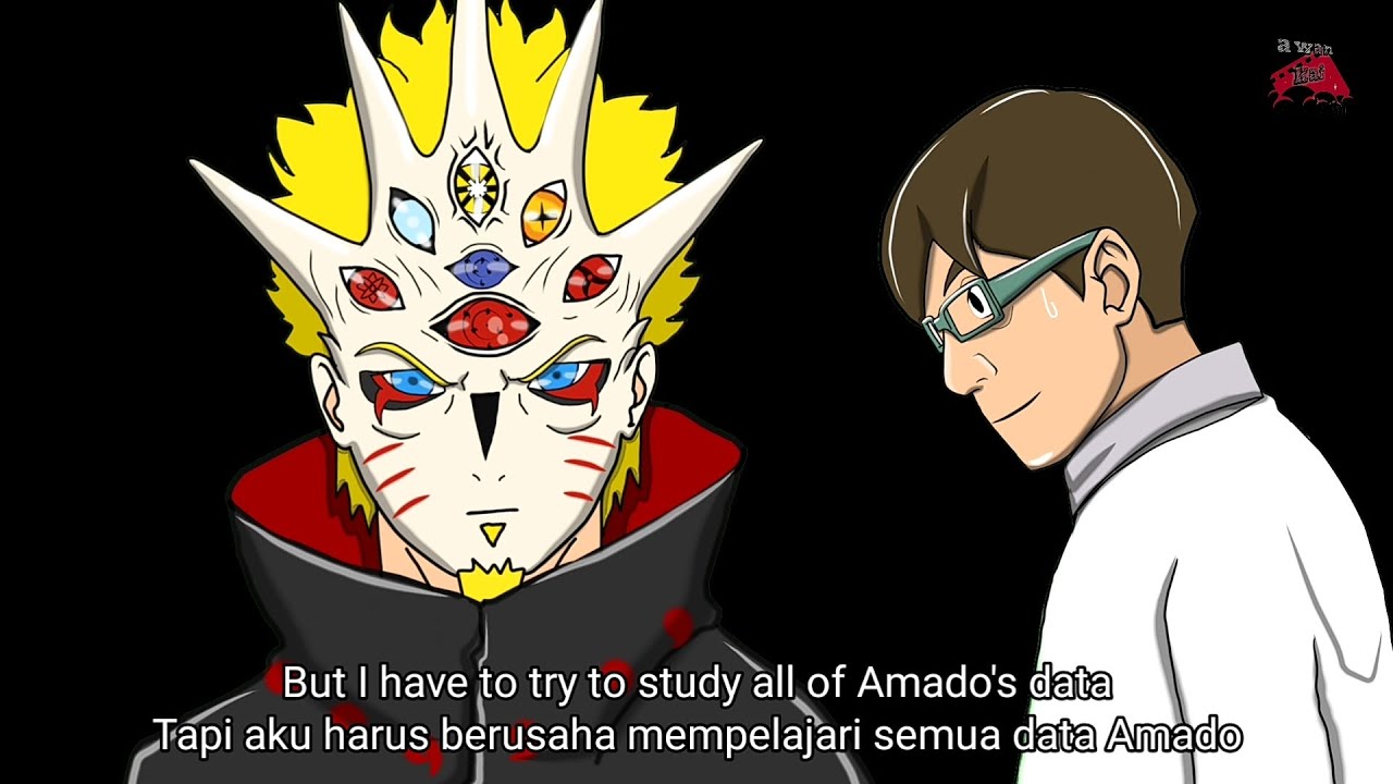 Naruto Cyborg memojokkan Shibai Cosmic mode - Boruto Naruto Next ...