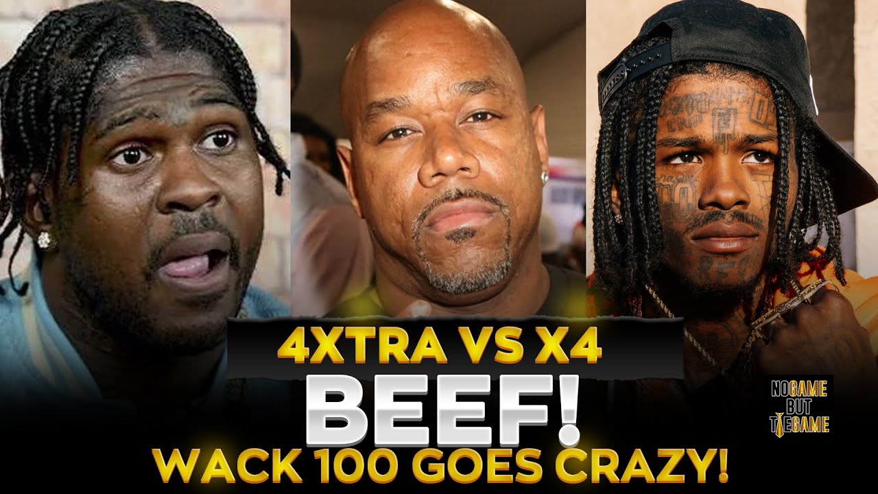 Wack 100 GOES OFF About 4xtra and X4 Beef - YouTube