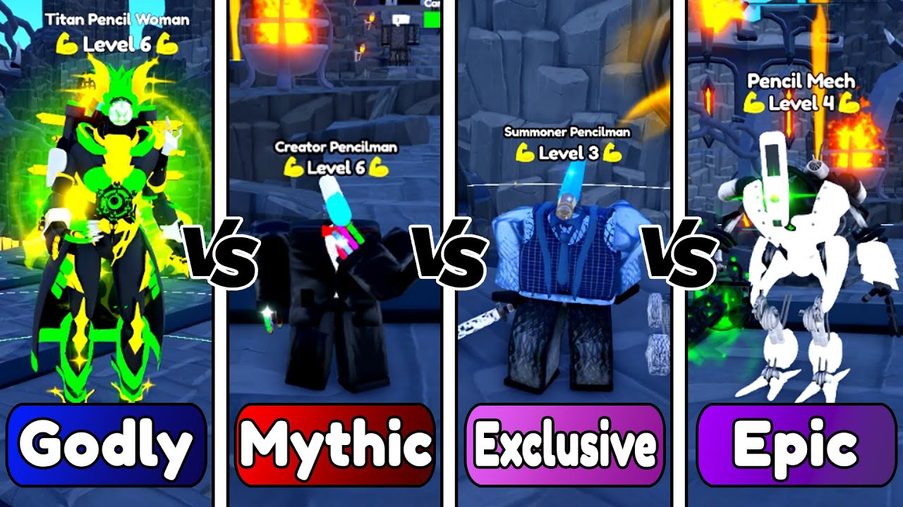 ALL NEW UNITS🔥TITAN PENCIL vs CREATOR vs SUMMONER vs MECH🤯ENDLESS MODE ...