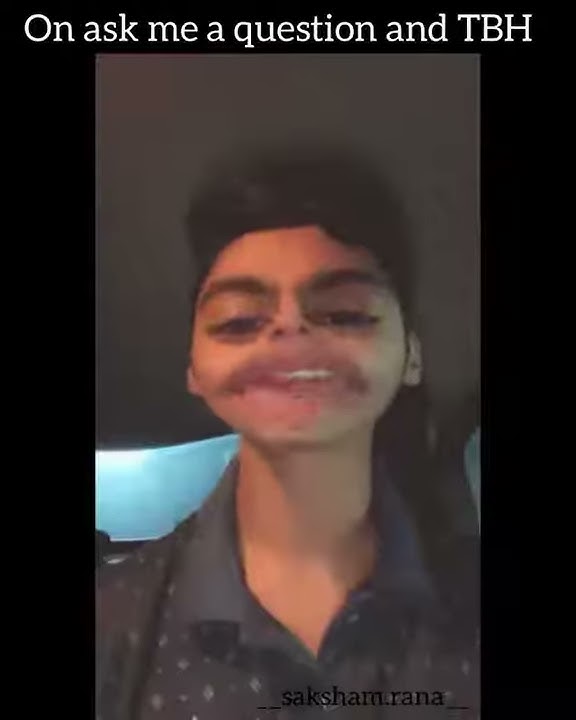 SAKSHAM RANA!!! TBH - YouTube