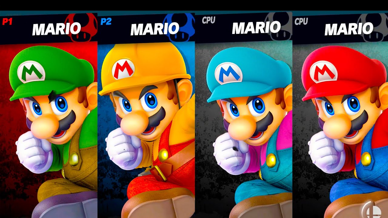 Super Smash Bros Ultimate – 4 Players (Mario) - YouTube