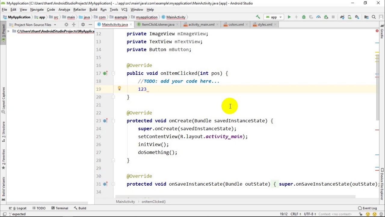 Android Studio - Chuyển ngay đến các lỗi hiện có trong một file - YouTube