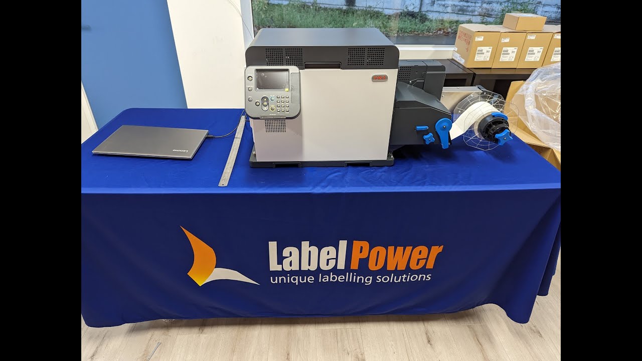 OKI Pro1050 & Pro1040 - Media Setup and First Label - YouTube