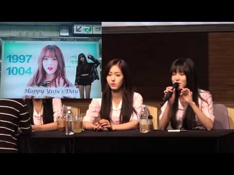 [ENG] 170930 Gfriend fan sign, Savage maknae, Yuju bus [Part 1 of 4]