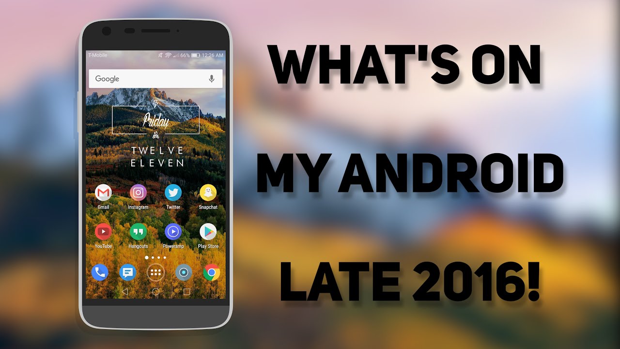 What's On My Android // Mid 2016! - YouTube