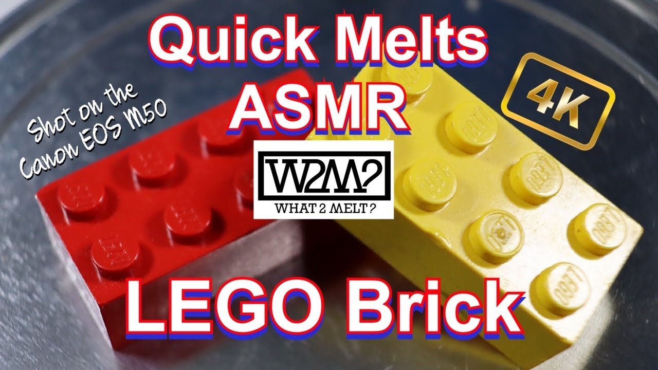 QUICK MELTS 🔥 (ASMR 👀) LEGO Brick 🧱 #LEGO #ASMR #MELT #MACRO - YouTube